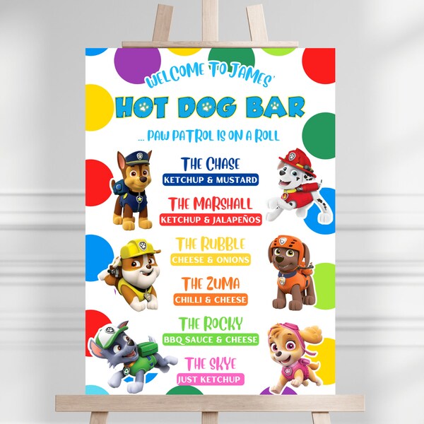 Paw Patrol Birthday Sign Svg - Etsy