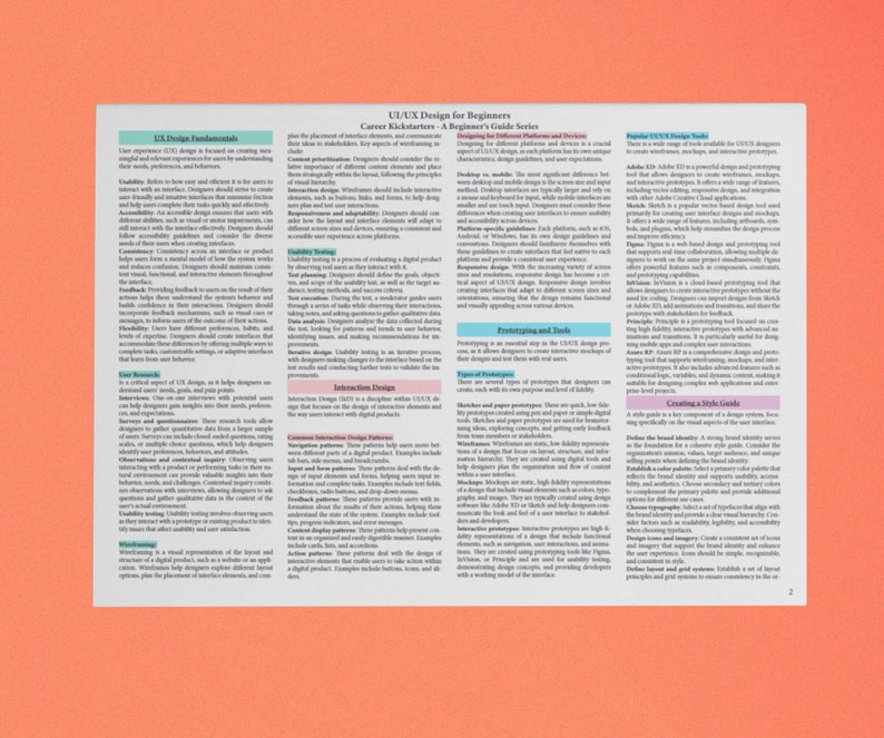 UI/UX Design for Beginners - Design Principles User Research UI Style ...