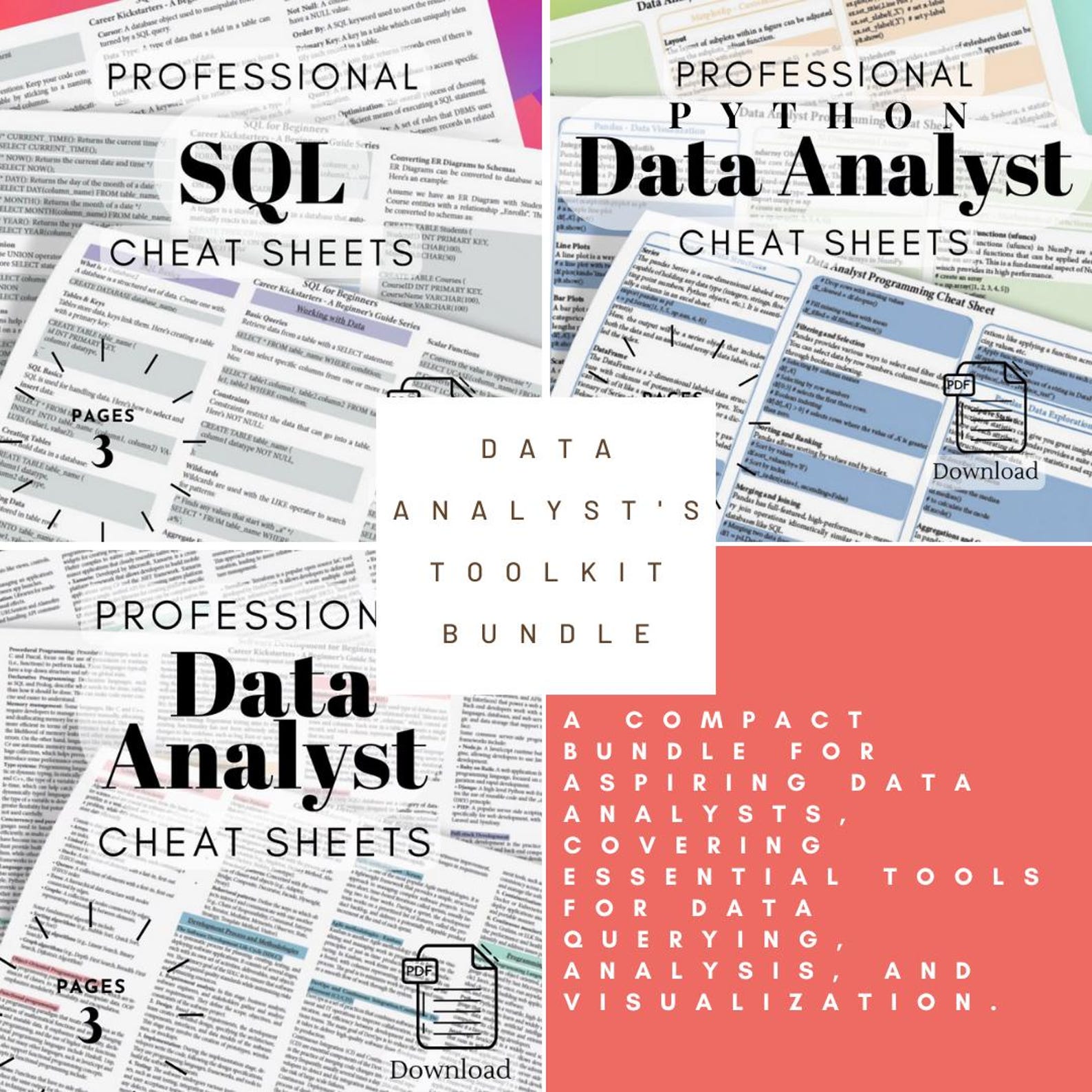 Data Analyst Essentials Bundle - SQL, Python and Data Analysis Guide ... Data Analyst Essentials Bundle - SQL, Python and Data Analysis Guide ...