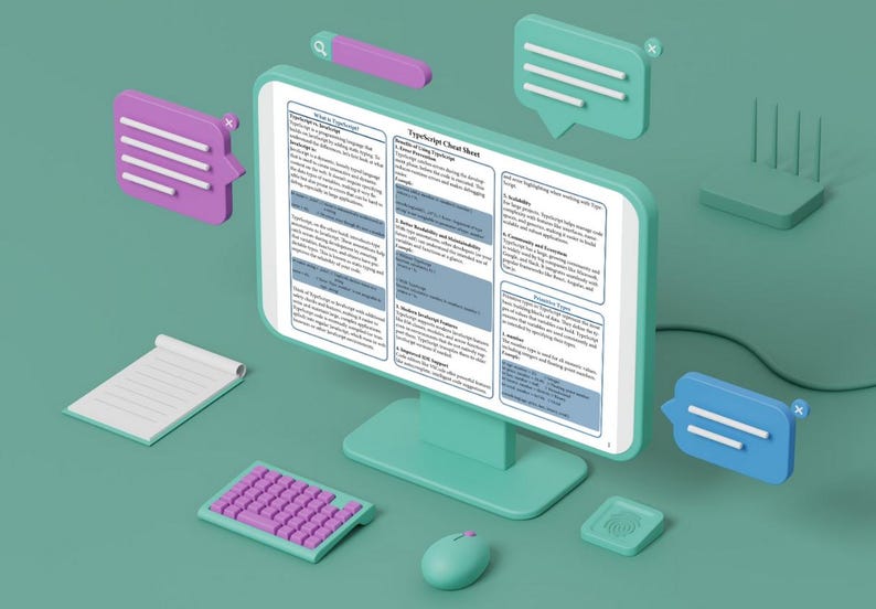 Typescript Cheat Sheet For Beginners Learn Typescript Basics Key Features Typescript Advanced