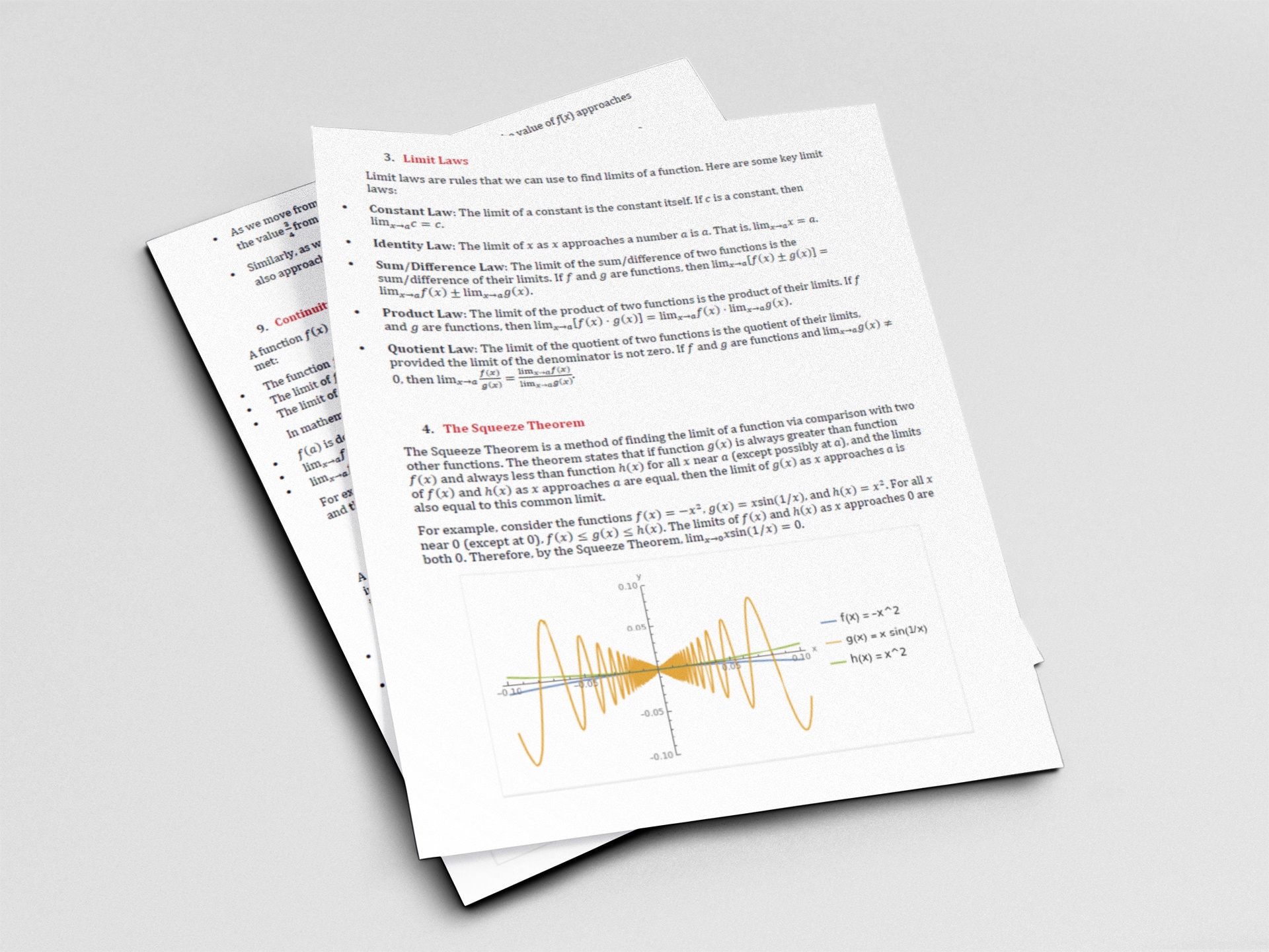 College Calculus Cheat Sheet - Formulas & Equations Reference PDF - Etsy