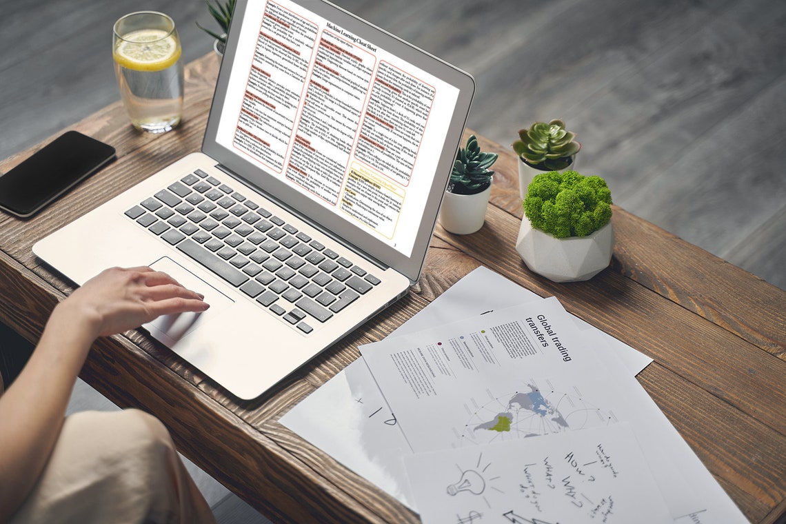 Machine Learning Cheat Sheet: Algorithms, Neural Networks (PDF Download ...