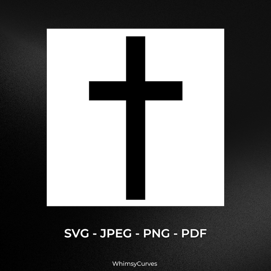 Cross in Vector (svg, Pdf, Jpeg, Png - Instant Digital Download) - Etsy