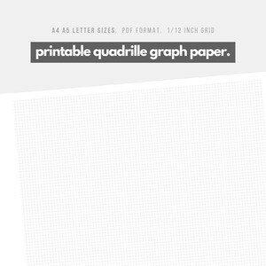 PDF Templates for Digital Notes Quadrille Graph Paper Compatible With ...