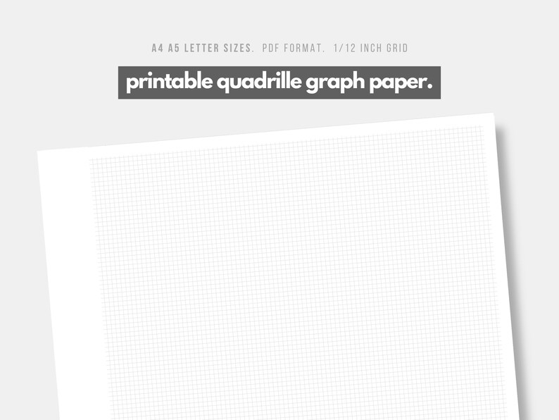 PDF Templates for Digital Notes Quadrille Graph Paper Compatible With ...