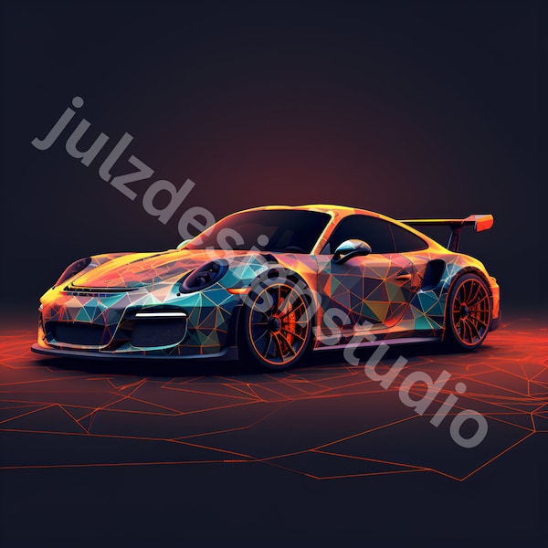 Porsche 911 Gt3 Rs Poster - Etsy