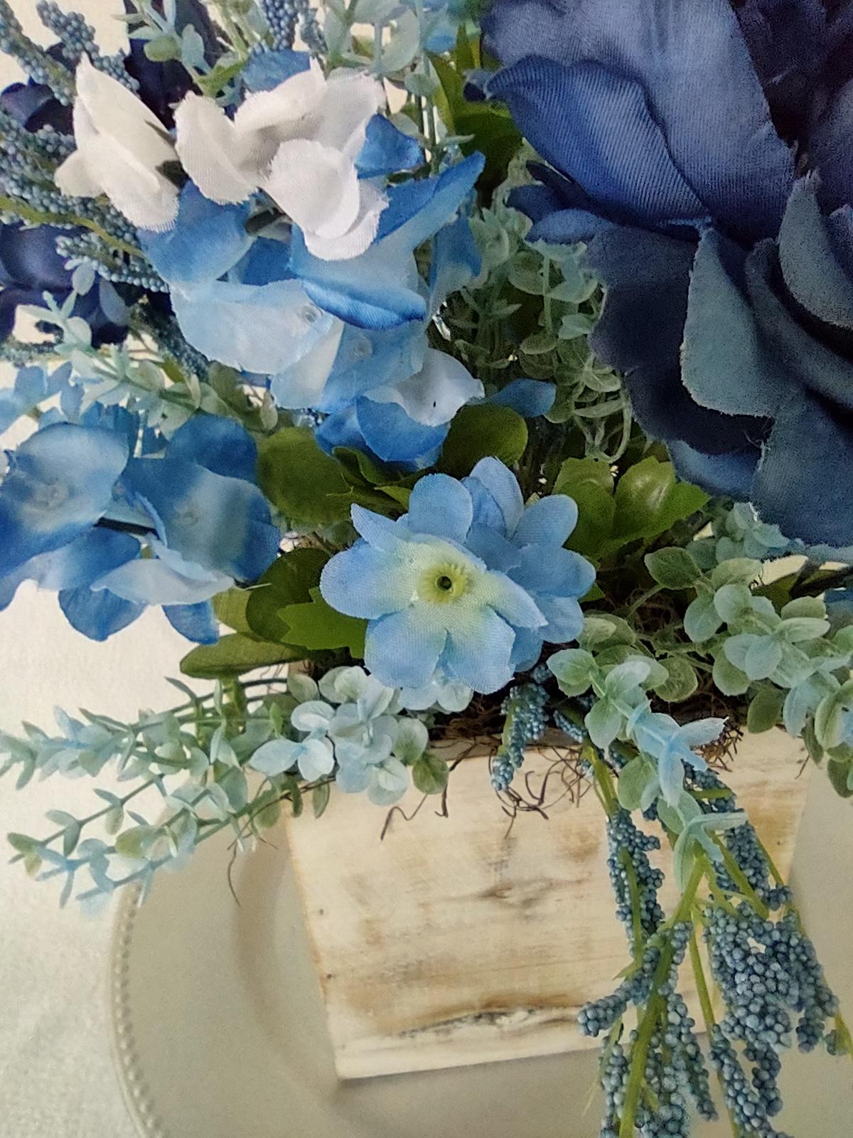 All About the Blues! This Arrangement Features Florals in All Shades of ...