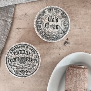 Cherry Toothpaste Jar Antique English Advertising Lidded Pot Victorian ...