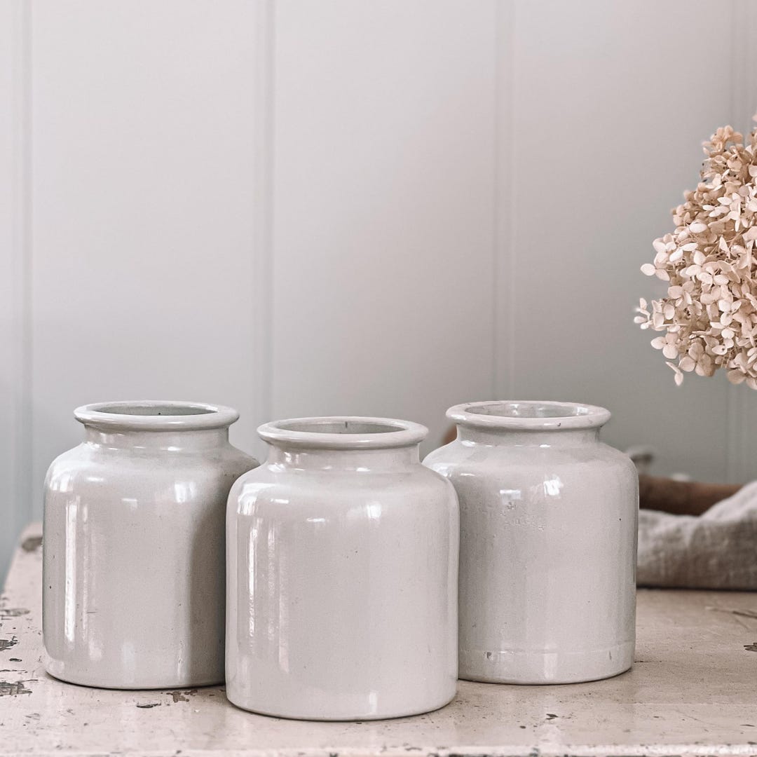 Vintage Stoneware Mustard Crock | Vintage Mustard Jar | Glazed Jar ...