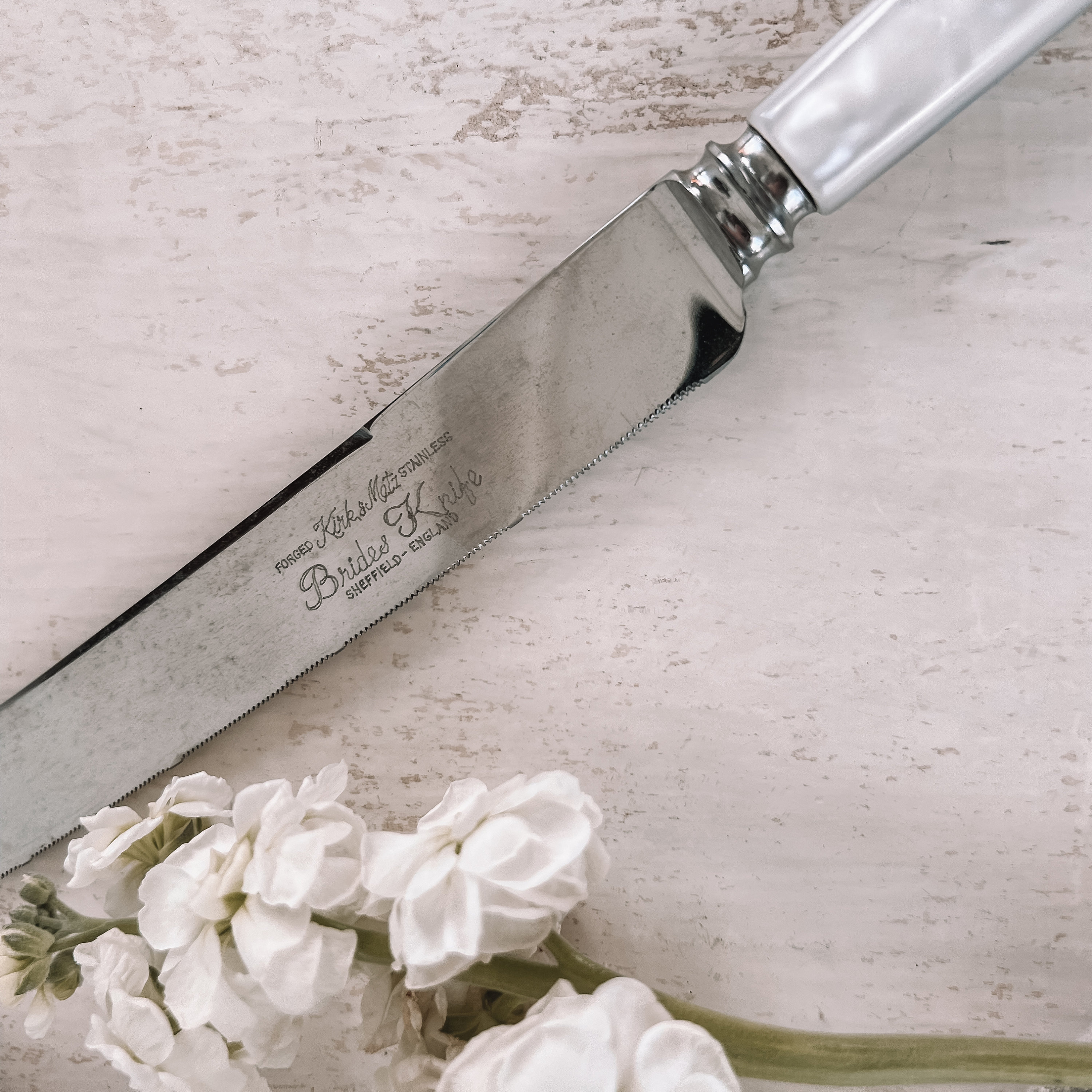 Wedding Cake Knife Vintage Brides Knife Wedding Gift Kirk & Matz ...