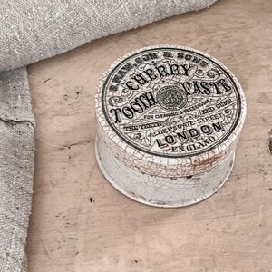 Cherry Toothpaste Jar Antique English Advertising Lidded Pot Victorian ...
