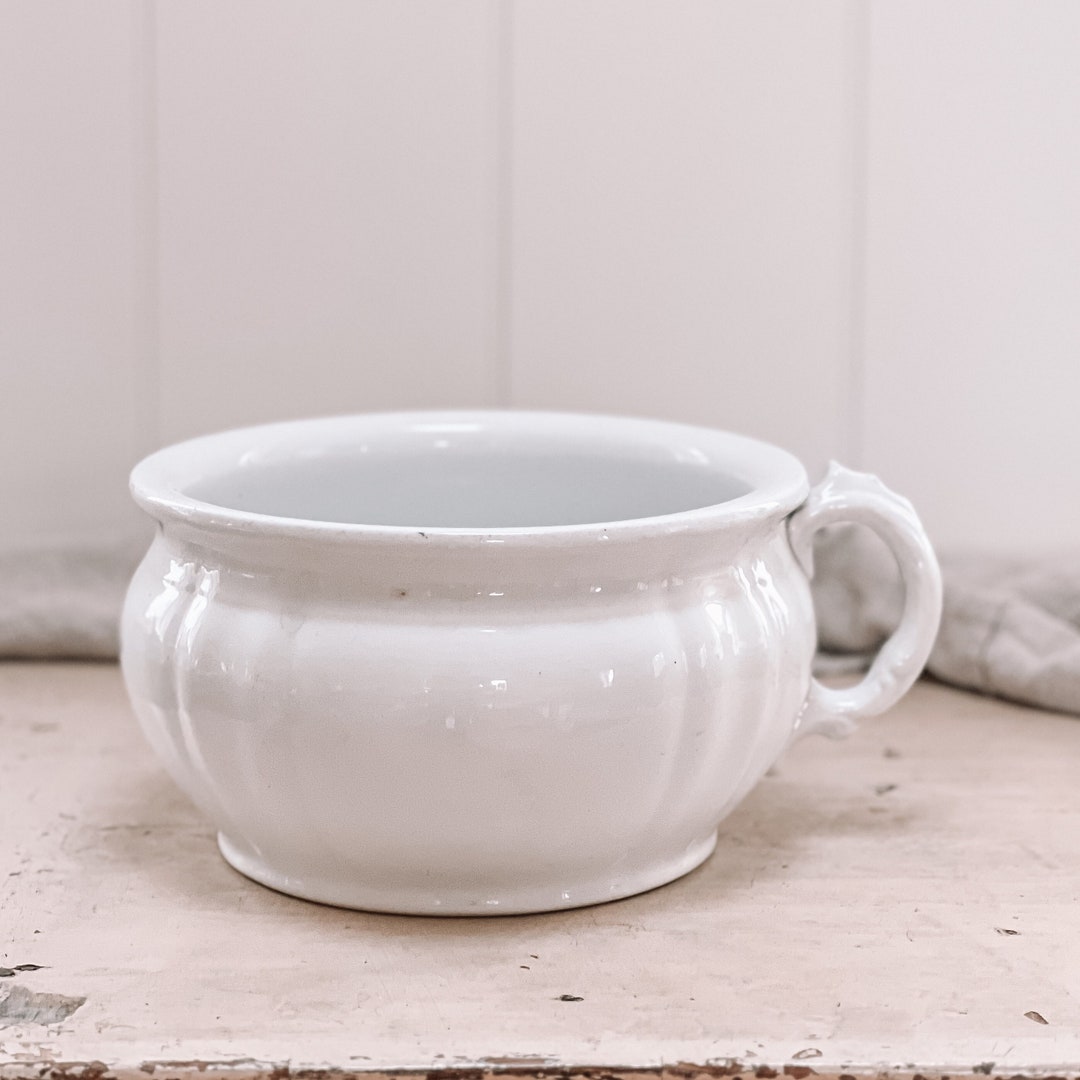 Antique, Ironstone Chamber Pot, Alfred Meakin, Antique English ...