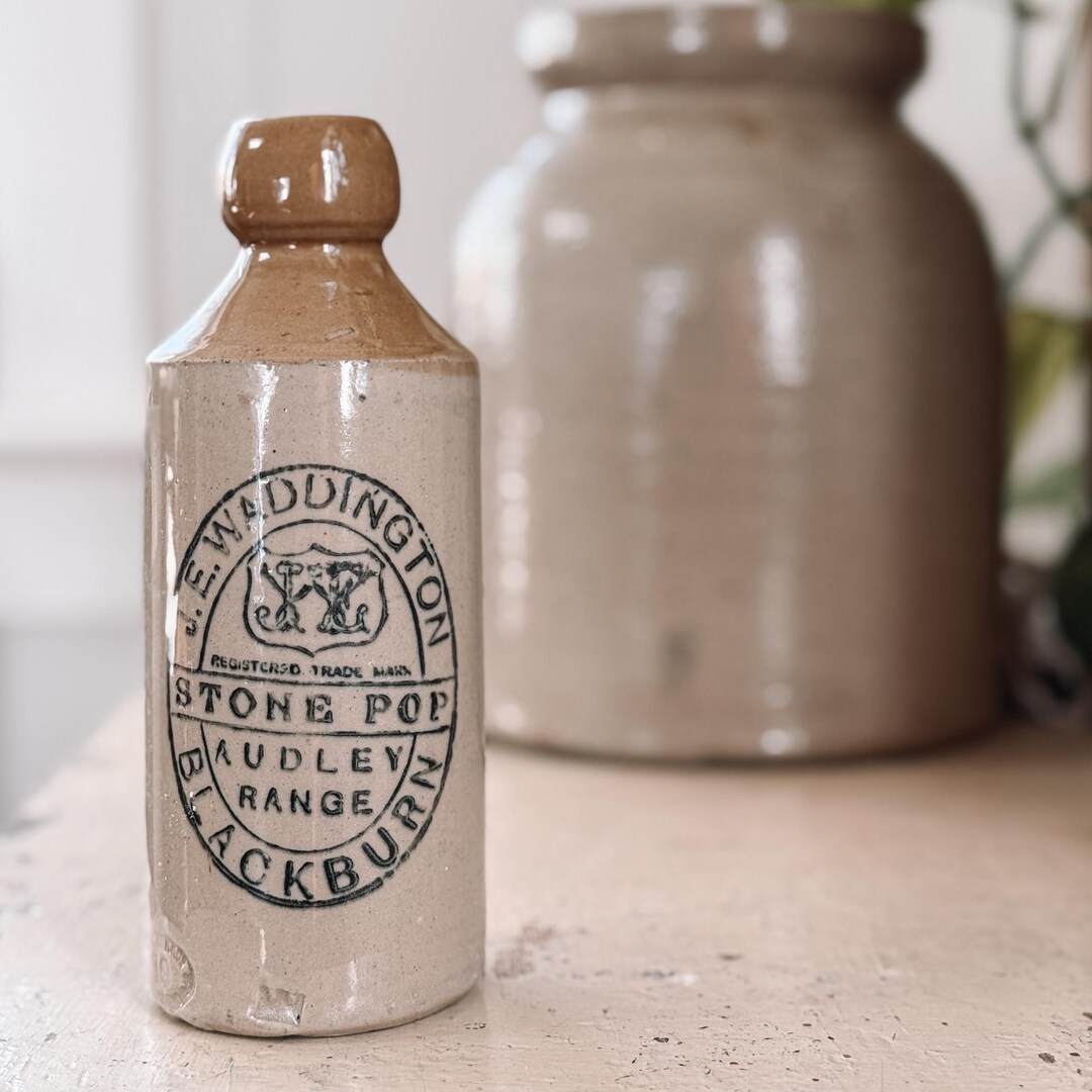 Antique English Stoneware Ginger Beer Bottle, Old English Stoneware ...