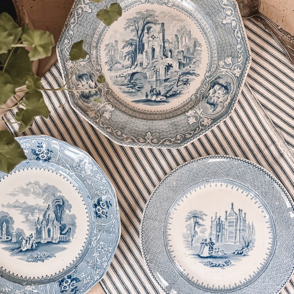 Blue Transferware - Etsy