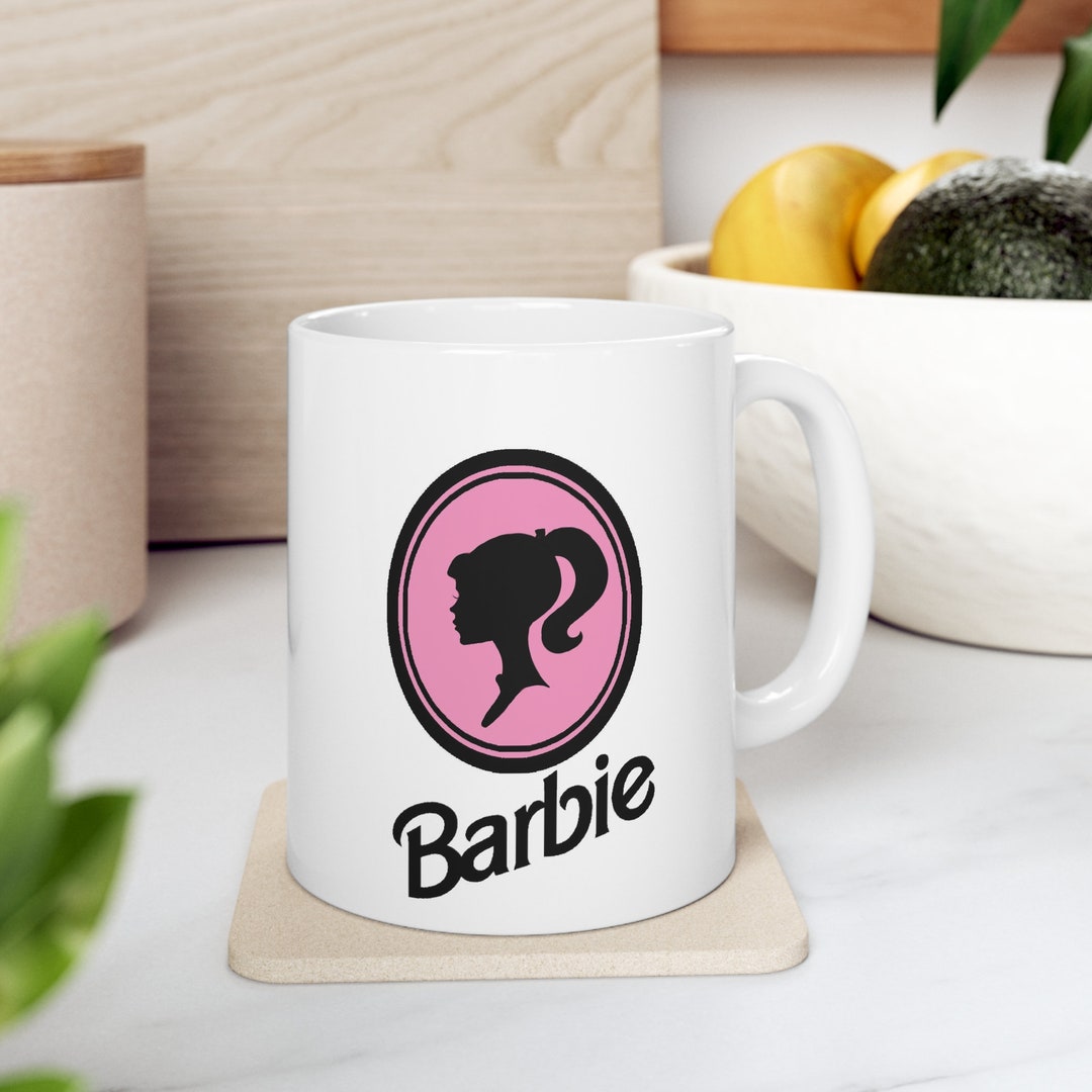 Barbie Mug Barbie Coffee Mug Barbie Logo Barbie Movie Mug - Etsy
