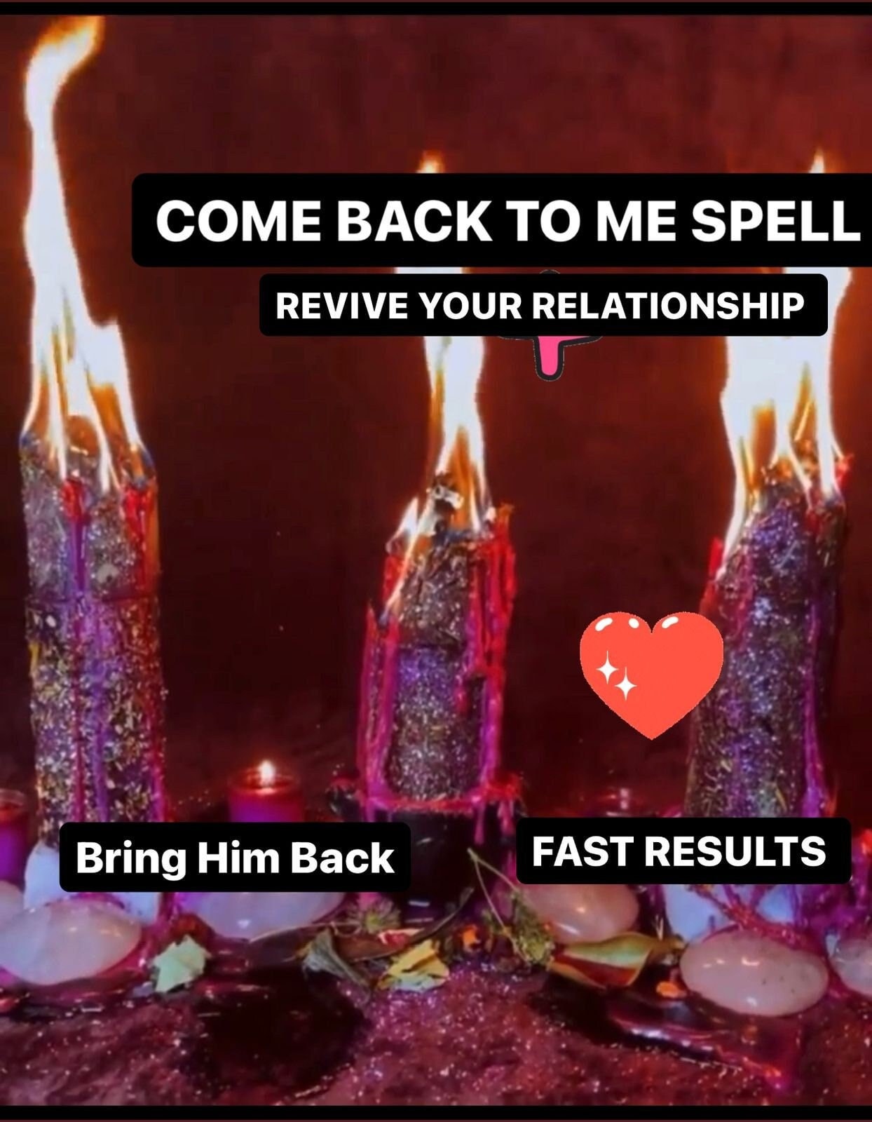 Come Back to Me NOW SPELL: Revive Your Relationship / Bring Him Back ...