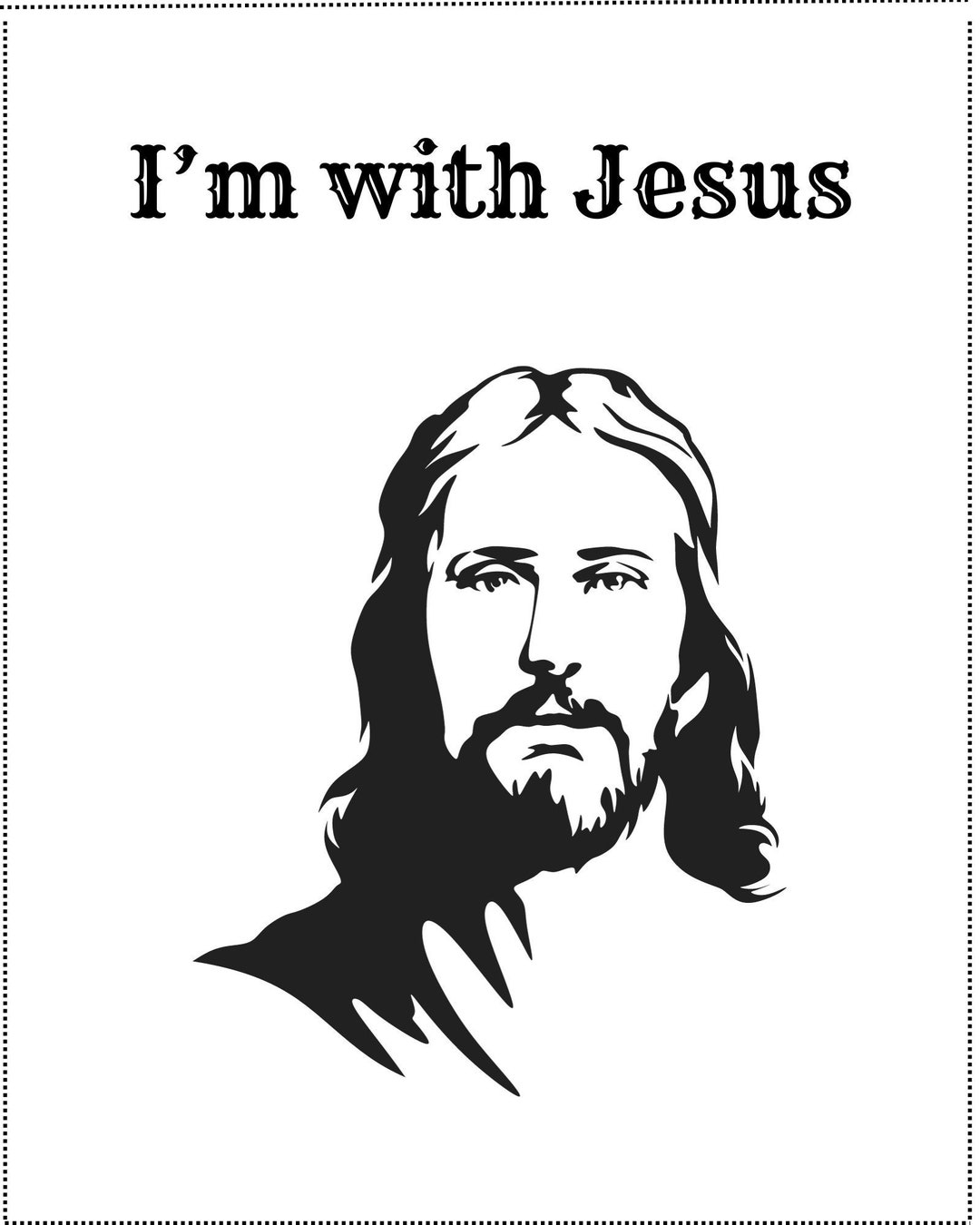 Printable Jesus Sign 8x10 - Etsy