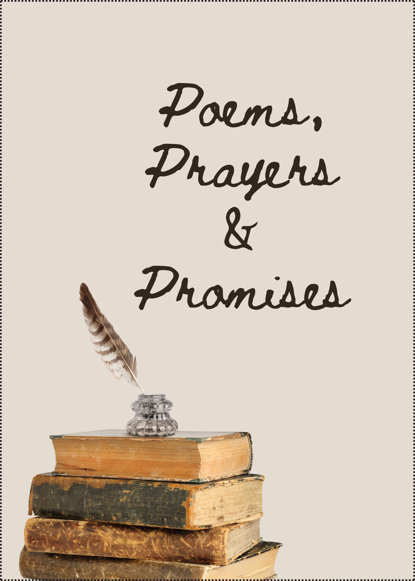 Instant Download Printable Artwork Poems Prayers and Promises Books 5x7 ...