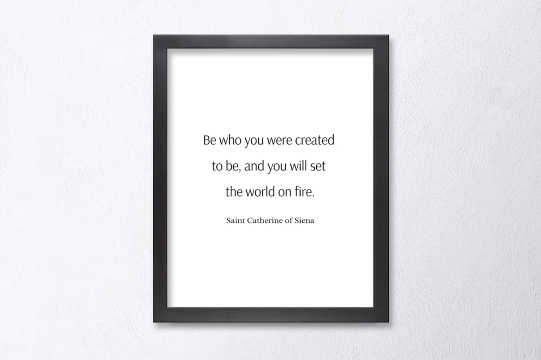 Instant Download | Printable Artwork | Be Who You Were Created to Be ...