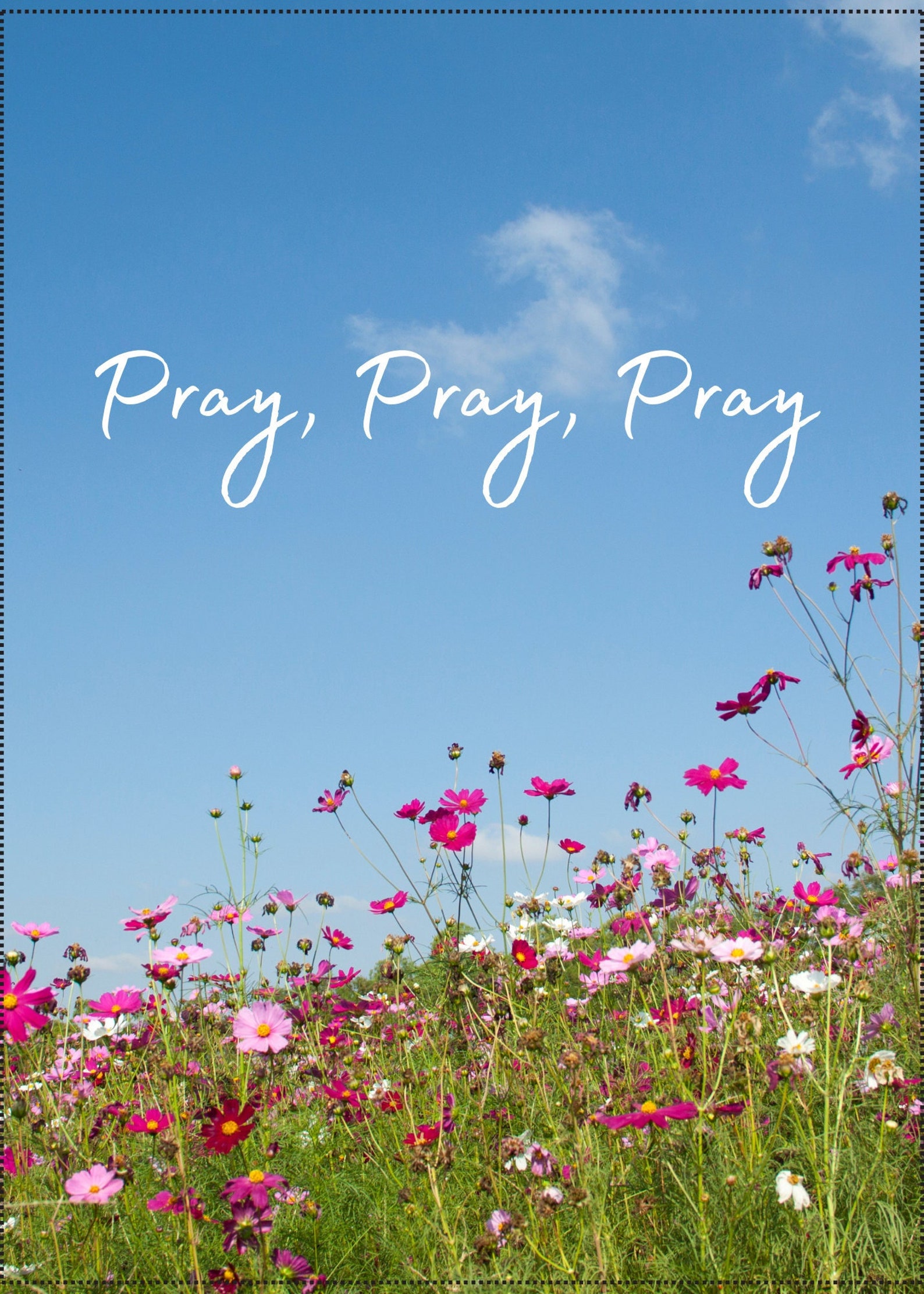 Printable Pray Pray Pray Sign 5x7 - Etsy