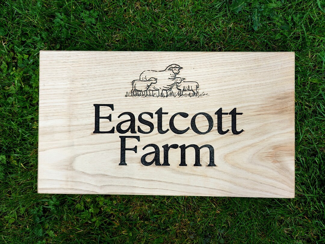 Custom Solid Oak Signs - Etsy UK