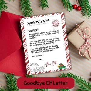Editable Elf Arrival Letter Bundle, Friendly Elf Welcome Note, Elf ...