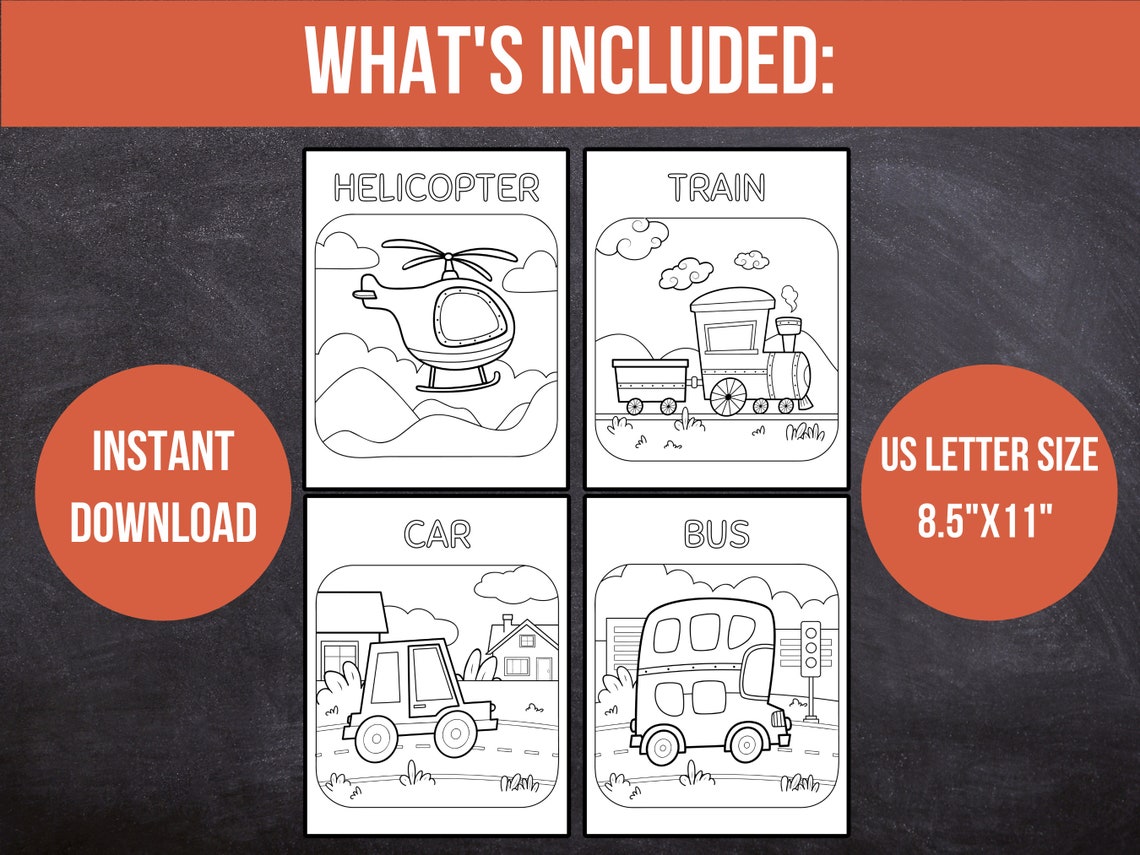 Transportation Coloring Pages, Things That Go, Printable Truck Coloring ...