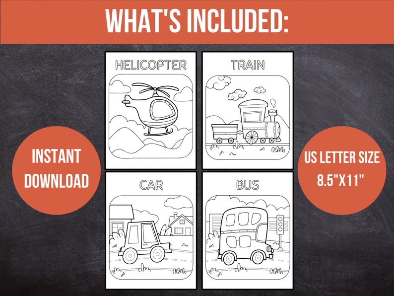 Transportation Coloring Pages, Things That Go, Printable Truck Coloring ...