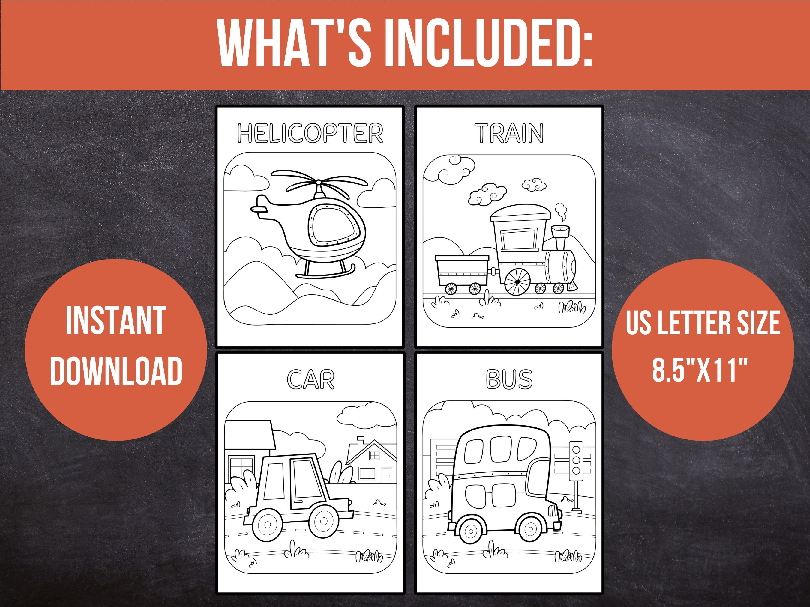Transportation Coloring Pages, Things That Go, Printable Truck Coloring ...