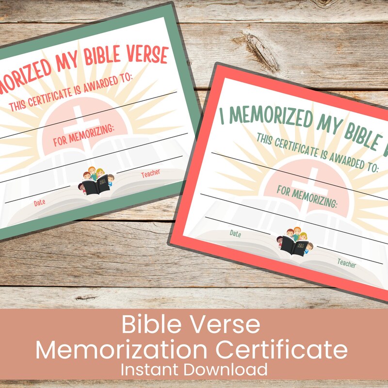 Scripture Memory - Etsy