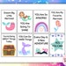 PRINTABLE Mermaid Lunchbox Notes, Positive Affirmation Cards for School ...