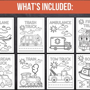 Transportation Coloring Pages, Things That Go, Printable Truck Coloring ...