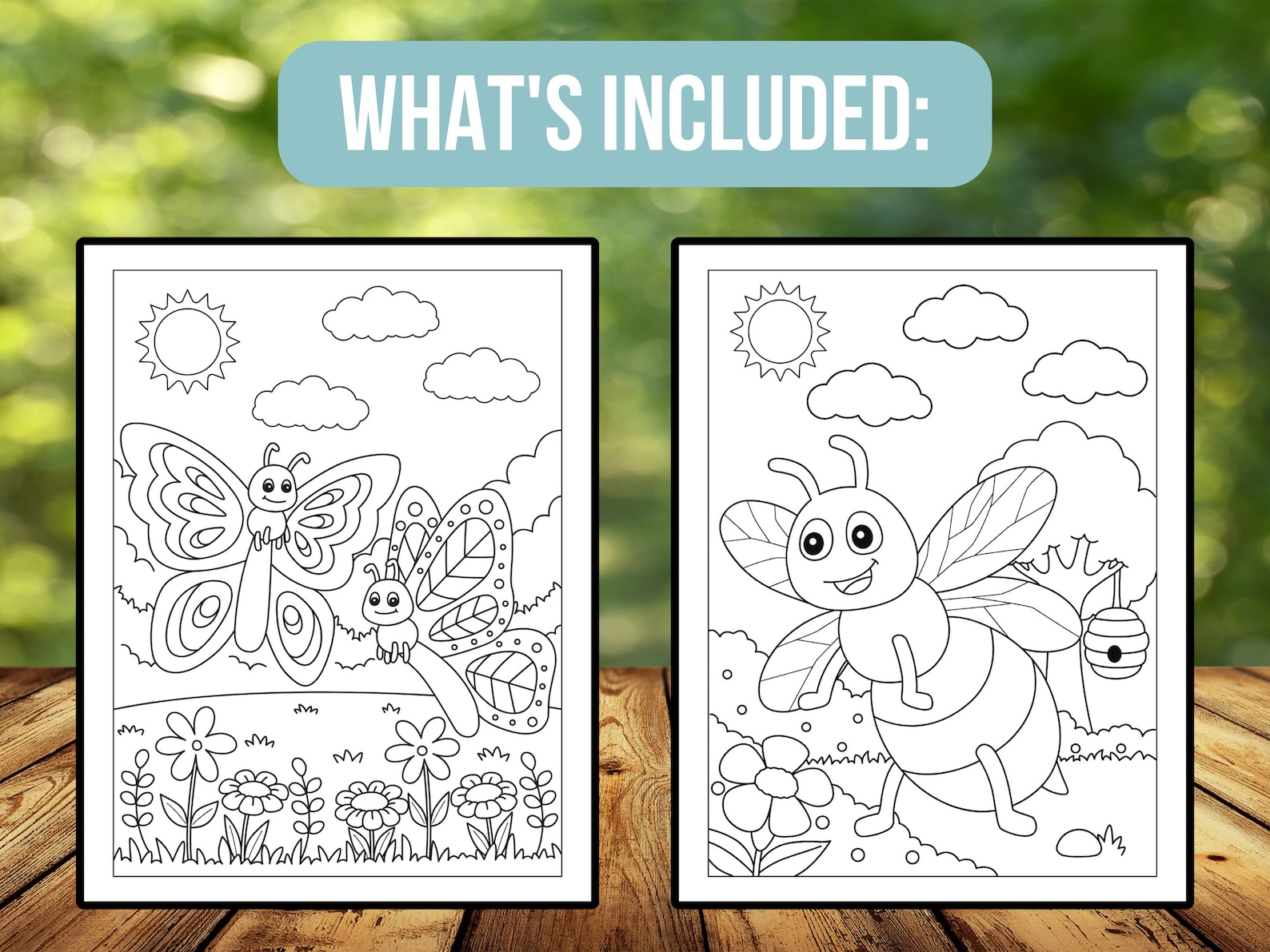 Printable Spring Coloring Pages, Preschool Worksheet, Springtime ...
