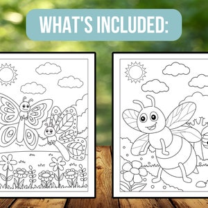 Printable Spring Coloring Pages, Preschool Worksheet, Springtime ...