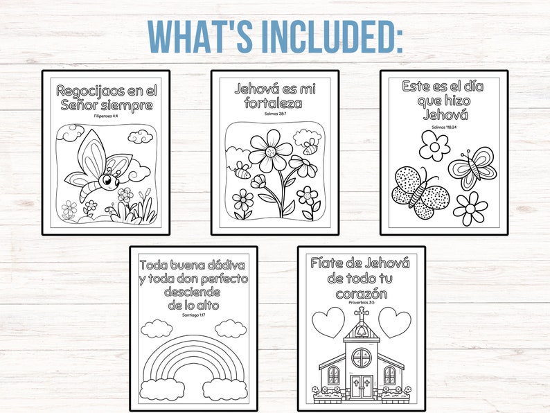 Sunday School Coloring Pages in Spanish, 1960 Reina Translation ...