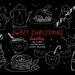 Sweet Christmas Doodle Clip Art Xmas Treats - 36 PNG Graphic Designs ...