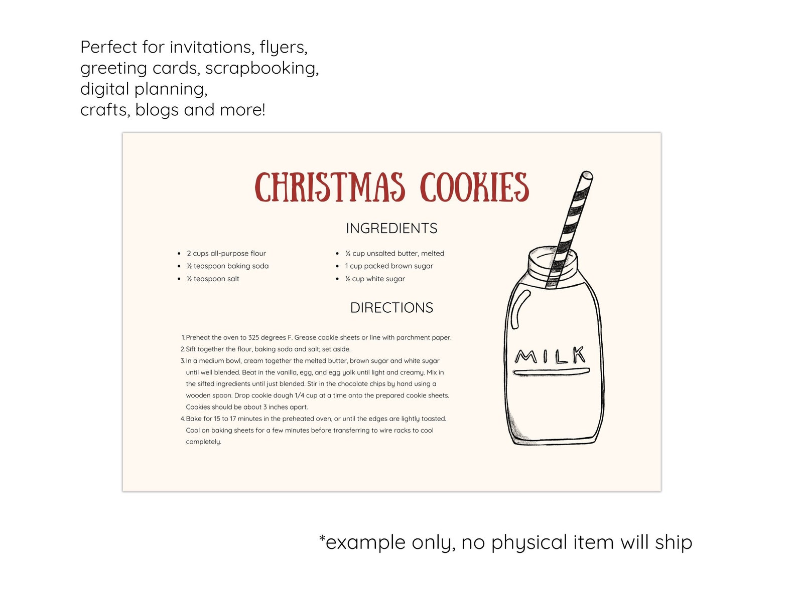 Sweet Christmas Doodle Clip Art Xmas Treats - 36 PNG Graphic Designs ...