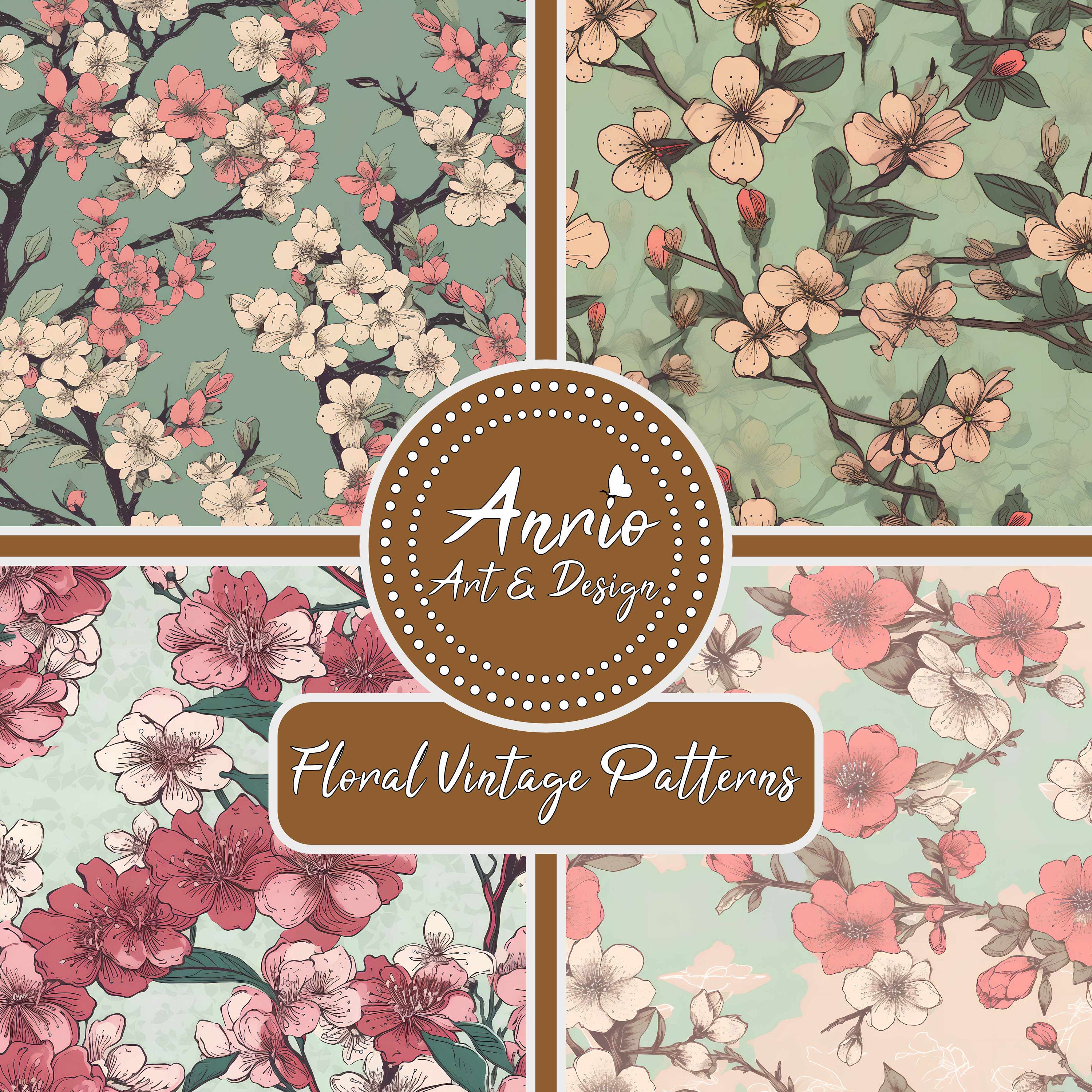 Vintage Floral Designs Patterns