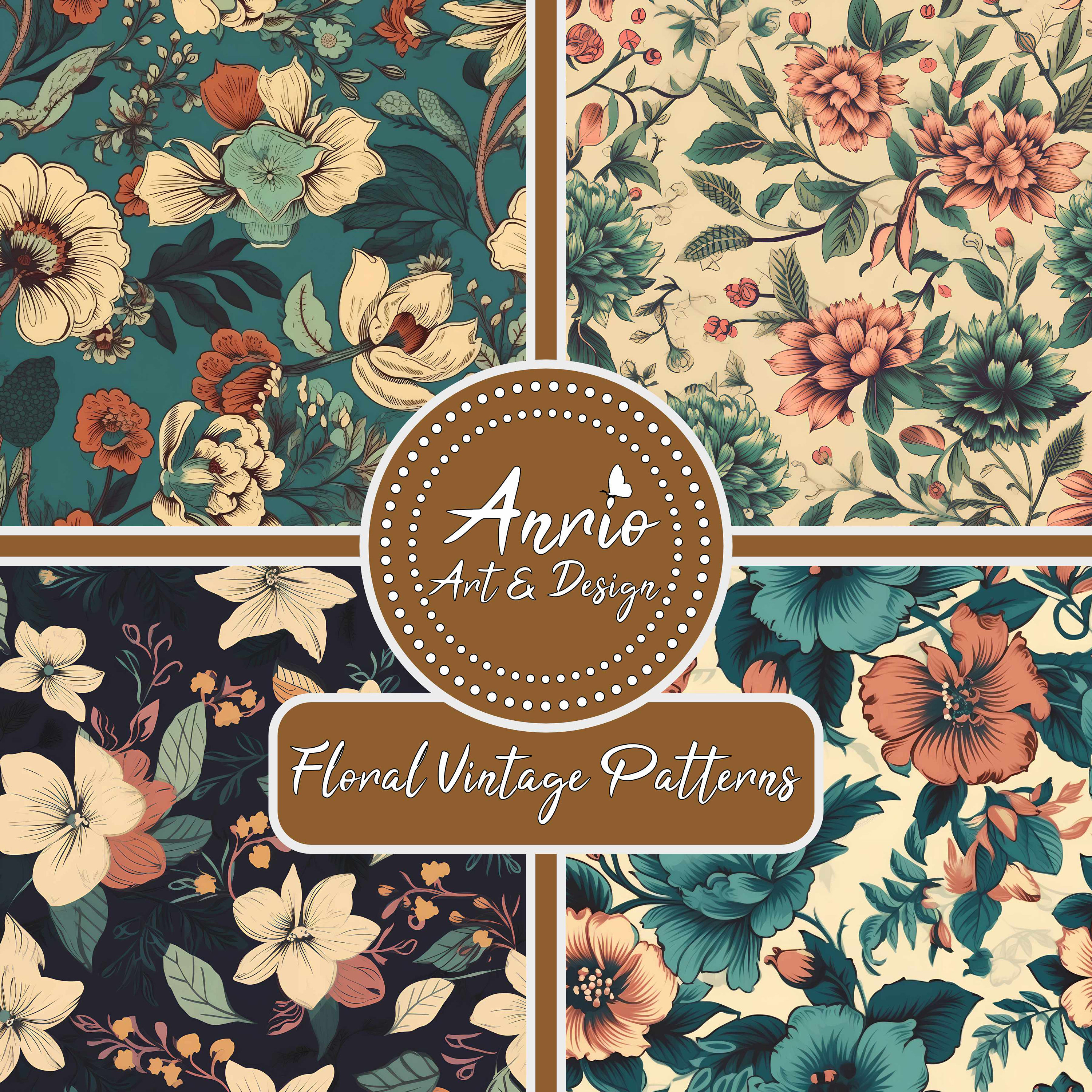 Vintage Floral Designs Patterns