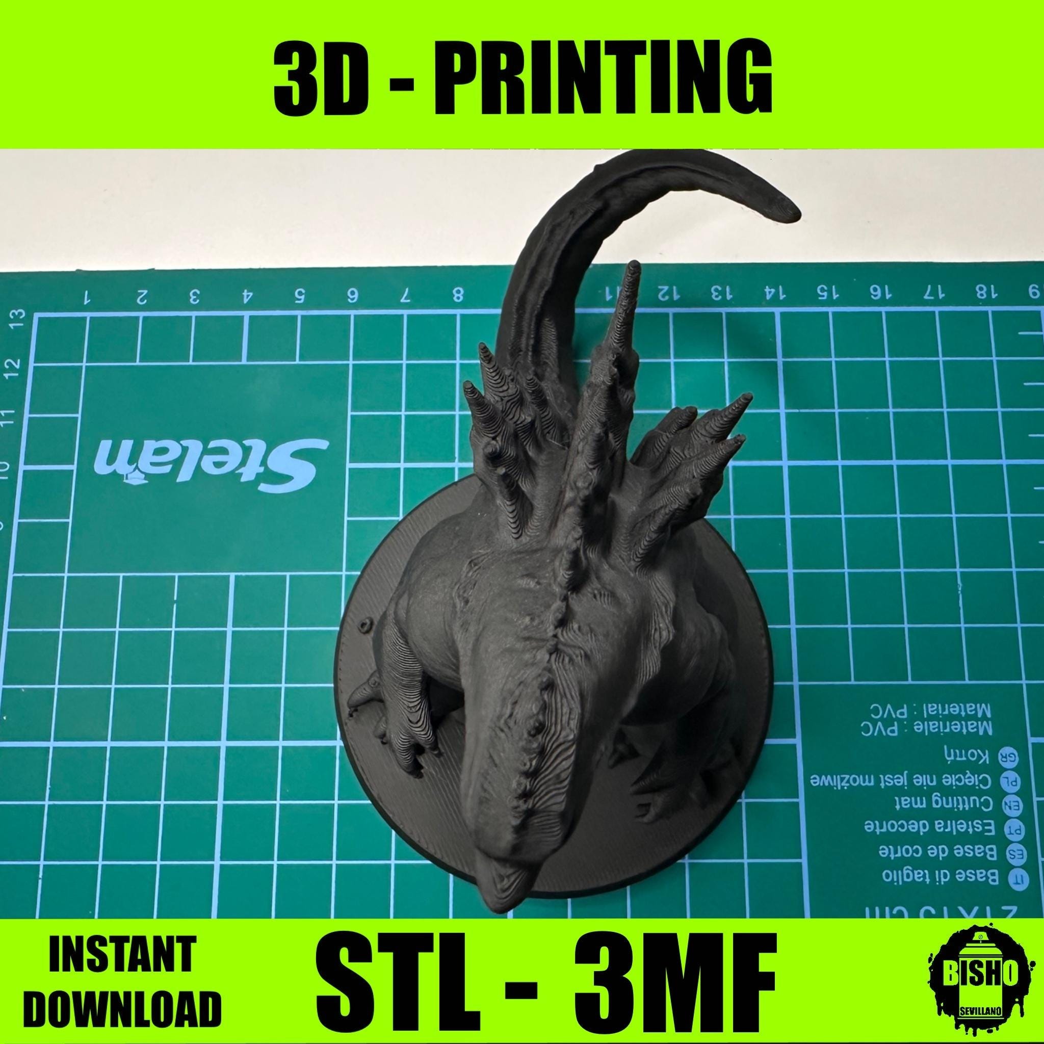 GODZILLA Digital STL for 3D Printing, Figure for Collections - Etsy