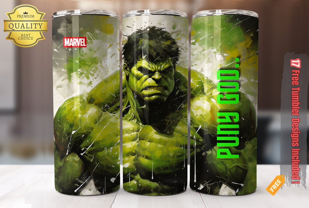 Hulk Tumbler Wrap, Marvel Sublimation Designs for Digital Download ...
