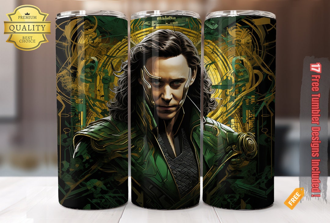 Loki Tumbler Wrap, Marvel Sublimation Designs for Digital Download ...