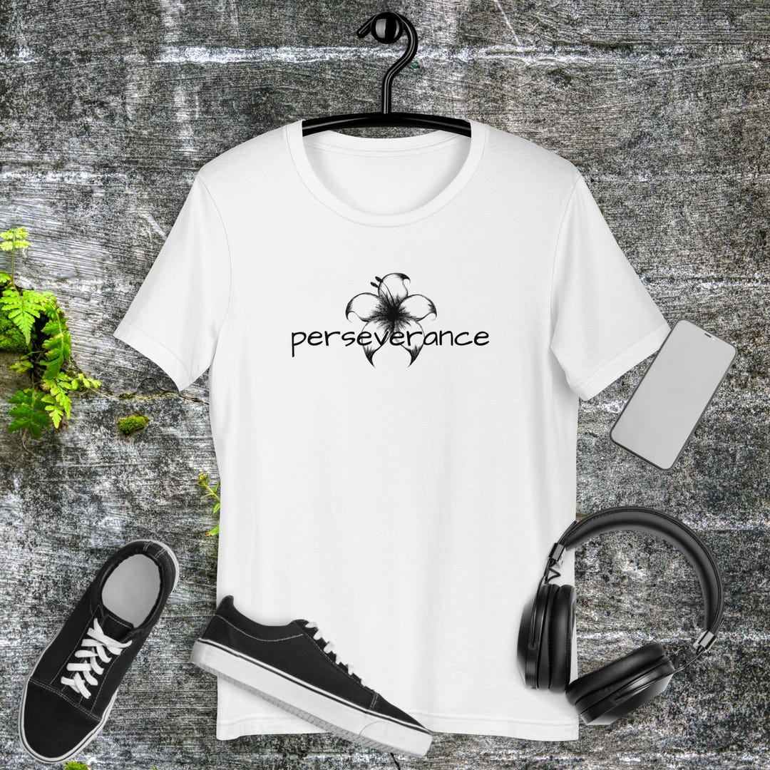 Perseverance Shirt, Encouragement Shirt, Inspirational Tee, Empowering T-shirt, Gift for ...