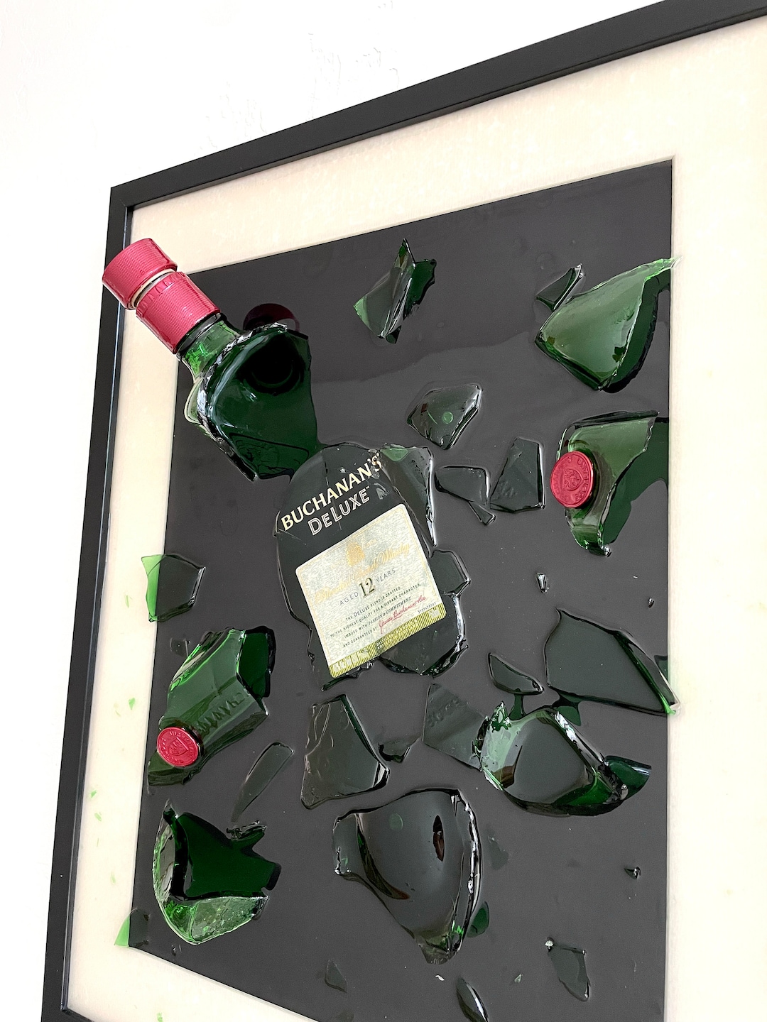 Broken Bottle Art Decor - Etsy