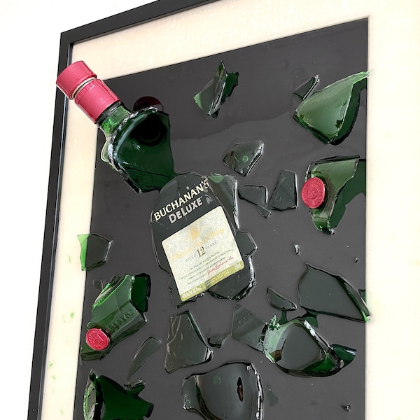 Broken Champagne Bottle Art - Etsy