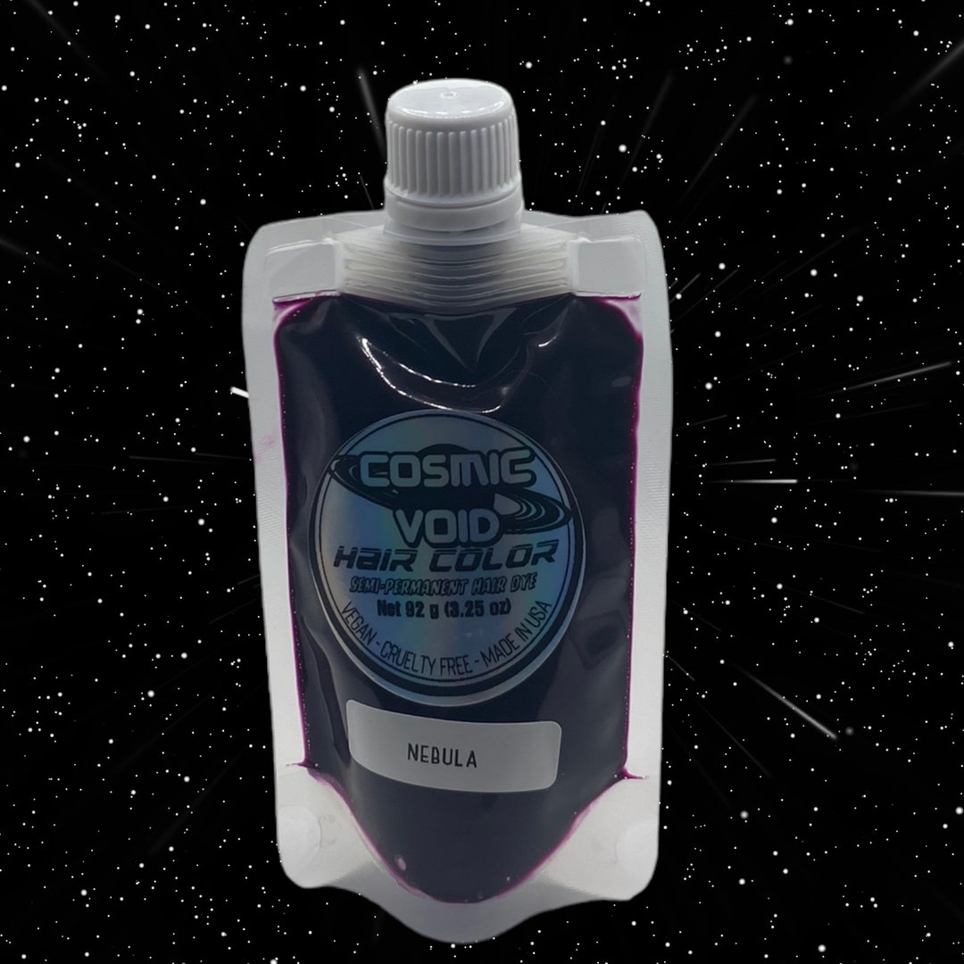 Cosmic Void Hair Color Semi Permanent Nebula Purple Hair Dye Vegan ...