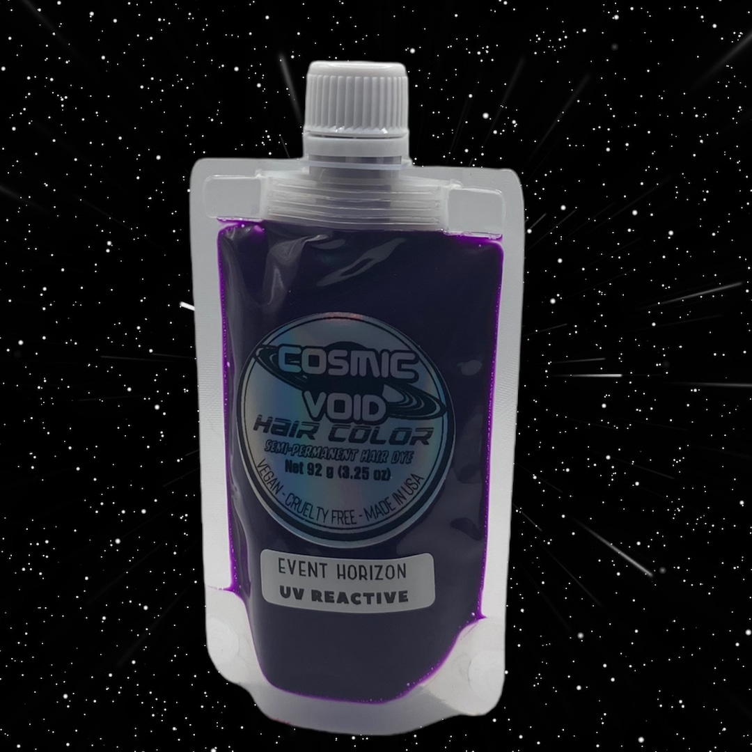 Cosmic Void Hair Color Semi Permanent UV REACTIVE Event Horizon Magenta ...