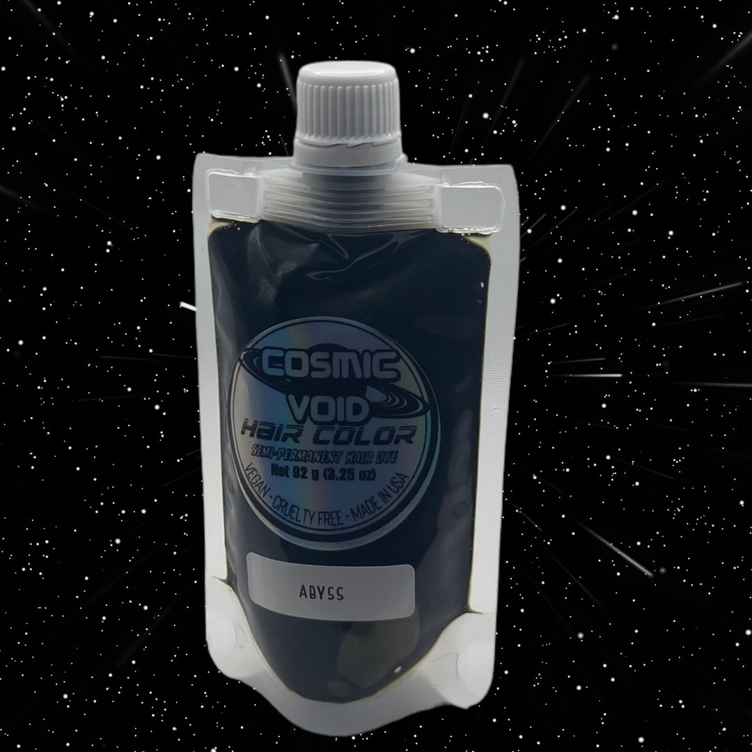 Cosmic Void Hair Color Semi Permanent Hair Dye Abyss Blue Gray Vegan ...