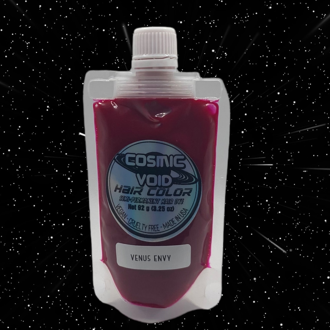 Cosmic Void Hair Color Semi Permanent Venus Envy Hot Pink Hair Dye ...