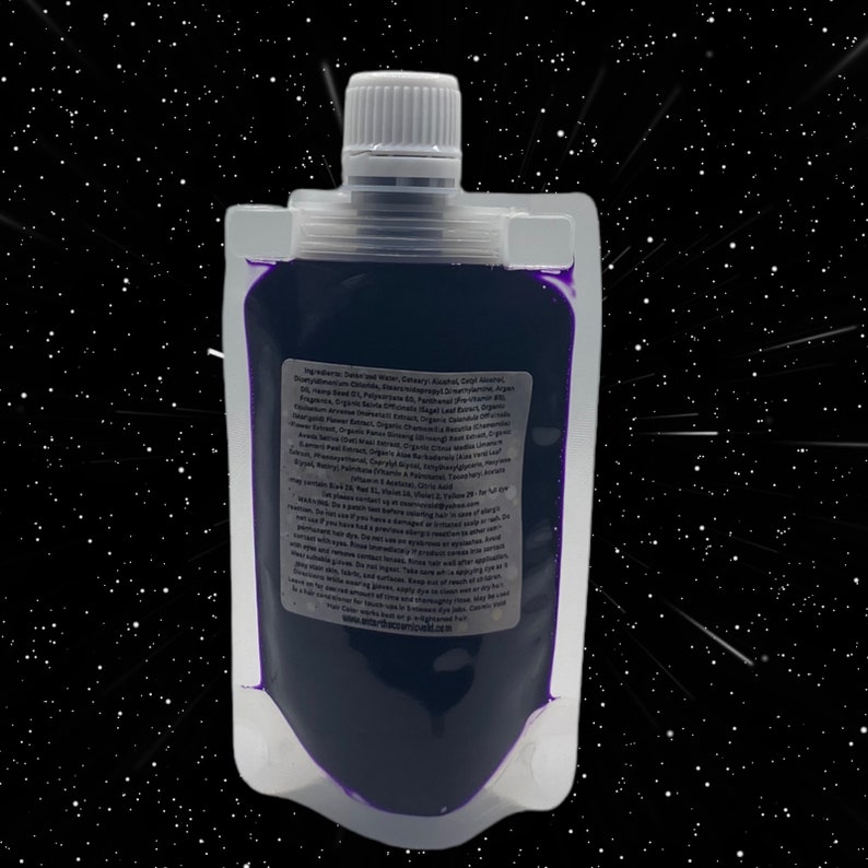 Cosmic Void Hair Color Semi Permanent Hair Dye Abduction Burgundy Vegan ...